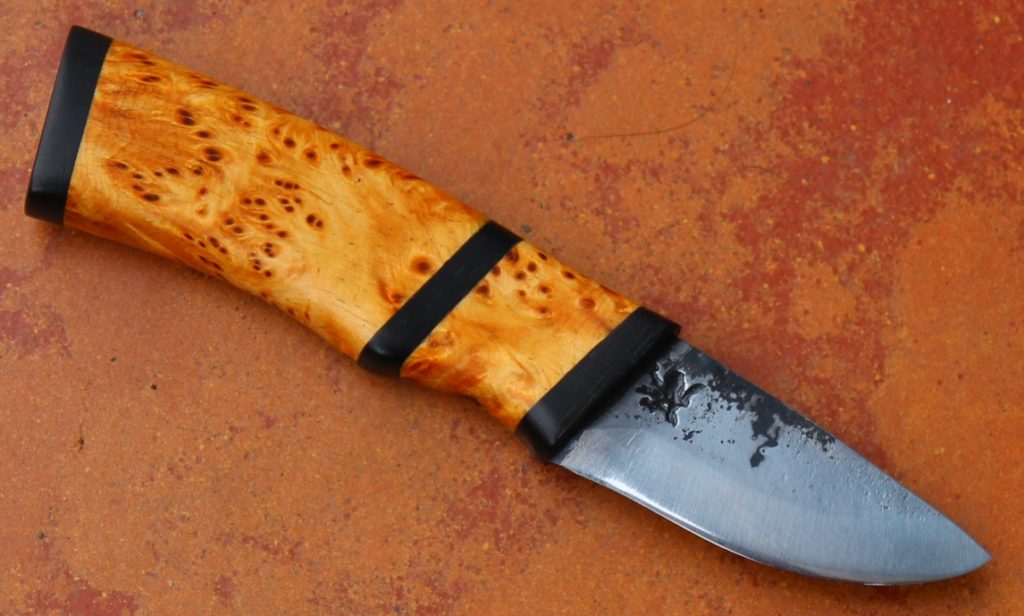 Mini puukko - stage de forge, coutelier, au fil de la lame